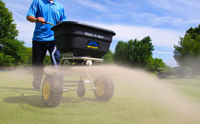 The Best Spreader for Topdressing Golf Greens | Spyker Resources